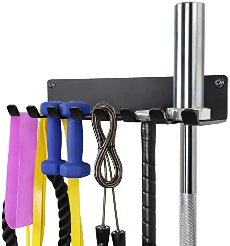 BRTGYM Gym Rack Organizer, Home Gym Accessaries Hanger, Wall Mount ...
