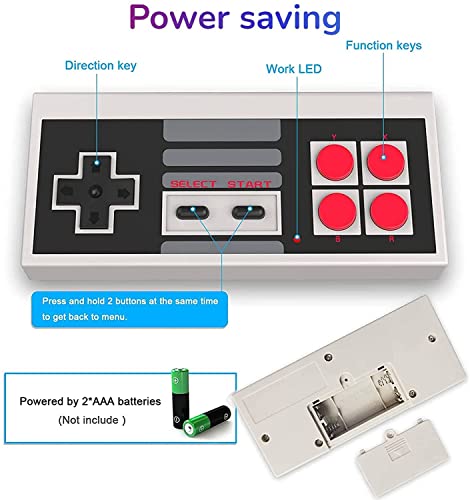 Retro Game Console,Classic Mini Game System Preloaded 620 Video Games ...