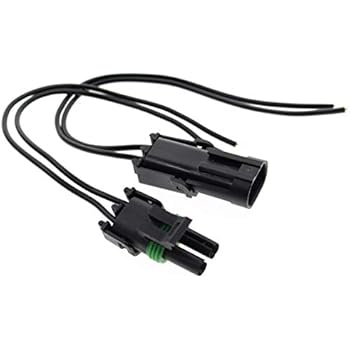 Amazon.com: MOTOALL Weather Pack 2 Pin Connectors Male & Female Socket ...