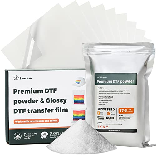 TJ-OCEAN DTF Powder Film Kit for Sublimation & DTF Printer,23Pcs Sensor ...