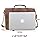 Mens Messenger Bag 15.6 inch Waterproof Vintage Genuine Leather Waxed ...