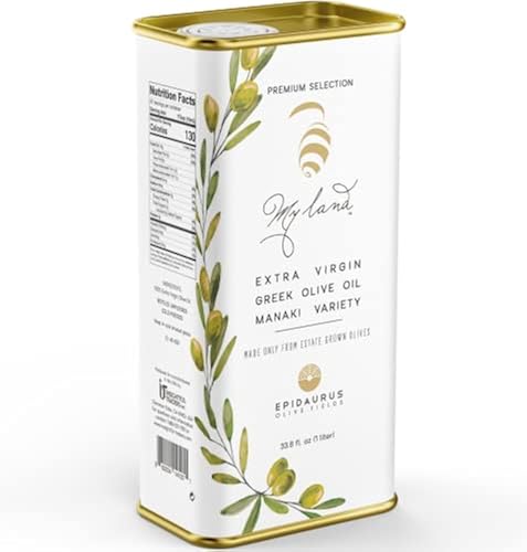 My Land Greek Olive Oil - Buttery Fresh, Cold Pressed, Small Farm Grown ...