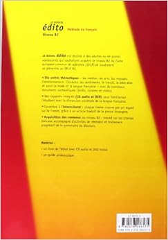 Nouvel Edito Niveau B2: Livre + CD + DVD (New Ed.) (French Edition ...
