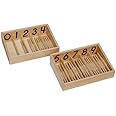Amazon.com: Kid Advance Montessori Spindle Box with 45 Spindles : Toys ...