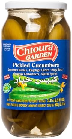 Chtoura Garden Cucumber Pickles, 1 kg, Green price in Saudi Arabia ...