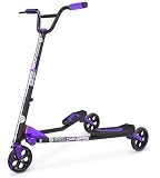 Amazon.com : Trikke T7 Fitness Carving Scooter Convertible Black/White ...