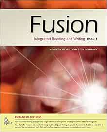 Amazon.com: Fusion Book 1, Enhanced Edition: Integrated Reading and ...