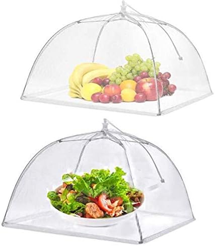 2 Pack Pop-Up Mesh Food Covers Tent Umbrella For Outdoors Parties ...