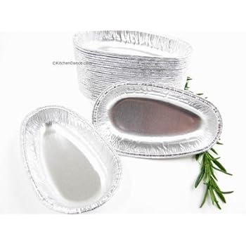 Amazon.com: Disposable Aluminum Potato Shell Pans for Twice Baked ...