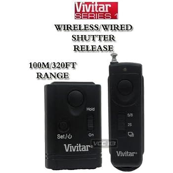 Amazon.com : Vivitar Wireless Shutter Release (Fits Nikon D300/700) VIV ...