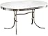 Amazon.com - Target Marketing Systems Round Retro Dining Table with ...