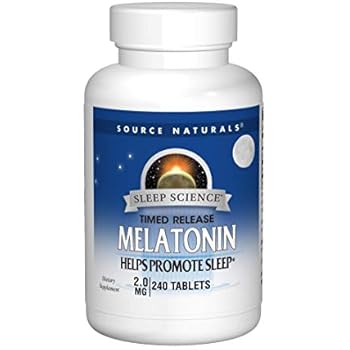 Amazon.com: Source Naturals Melatonin 2mg, Time Release, for Occasional ...