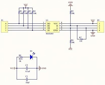 schematics - ADM2483 or MAX485 Design: Modbus RS485 RTU bus in harsh ...