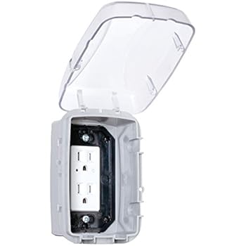 Intermatic Flexi-Guard WP3100C In-Use Weatherproof Exterior Receptacle ...
