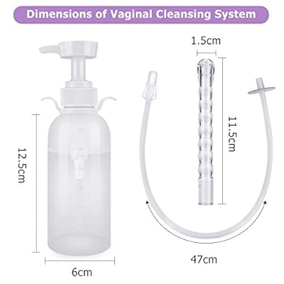 Douche Bottles for Women Reusable Vaginal Cleaning System Anal Douche ...