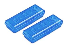 Amazon.com : Sterilite 17214818 Blue Mini Pencil Box - Set of 2 ...