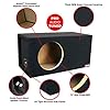 Atrend Soundqubed 12 ” Single Vented SPL Subwoofer Enclosure - SPL-Tune ...
