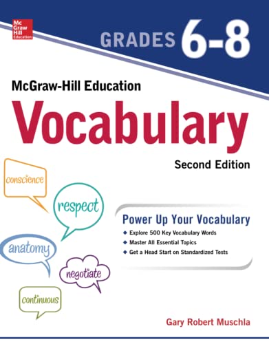 Amazon.com: McGraw-Hill Education Vocabulary Grades 6-8, Second Edition ...