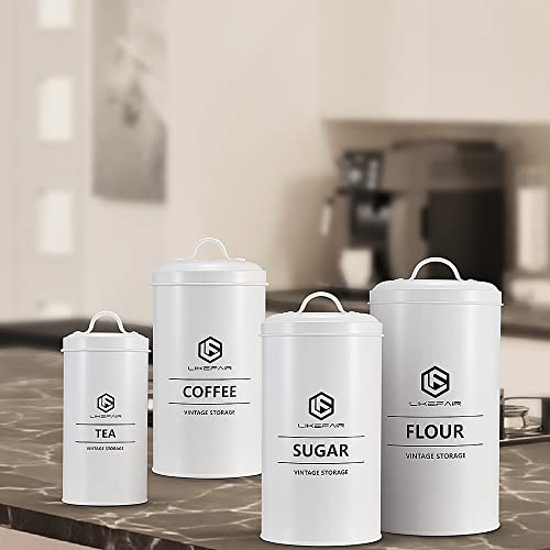 LF LIKEFAIR Farmhouse Kitchen Canisters Vintage Kitchen Canisters ...