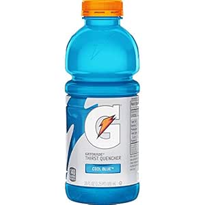 Amazon.com : Gatorade Sport Drink Cooling Blue Raspberry, 20-Ounce Wide ...