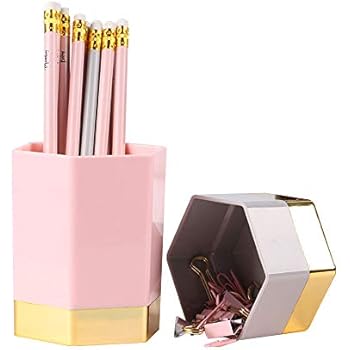 Amazon.com : Paper Binders Clips Dispenser Cup and Pen Holder, Multibey ...