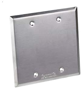 Orbit 2-BC Electric Box Cover, Blank Weatherproof - 2-Gang - Aluminum ...