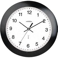 Amazon.com: Atomix(R) Radio-Controlled Wall Clock, Black : Home & Kitchen