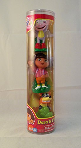 Dora the Explorer & Friends - Set of 3 PVC Figures with Boots - Import ...