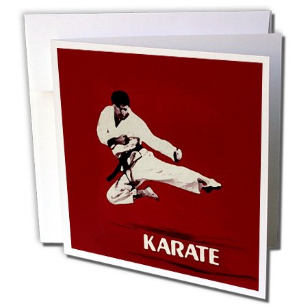 Amazon.com : Karate - Greeting Card, 6 x 6 inches, single (gc_3149_5 ...