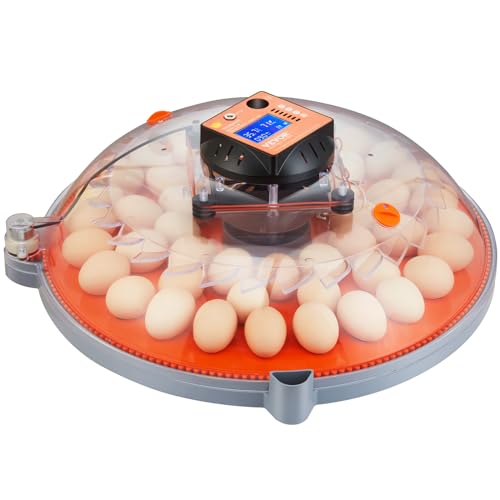 VEVOR Egg Incubator, 48-Egg Capacity, Features 360° Rotating Egg Tray ...