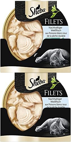 Sheba Cat Food Sustainable White Fish Filets, this Exquisite Sheba Wet ...