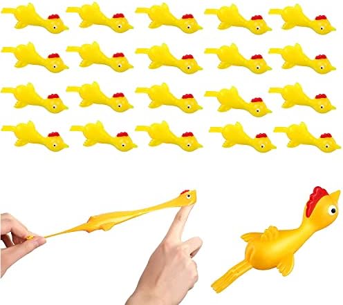 MIEDEO Finger Flying Rubber Chicken Turkey Slingshot Flick Flingers ...