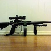 Amazon.com : SMG 22 Full Auto Belt Fed Pellet Gun : Hunting Air Guns ...