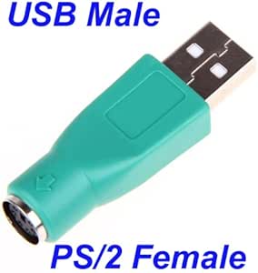 Amazon.com: USB Male to PS2 Female Cable Adapter Converter keyboard ...