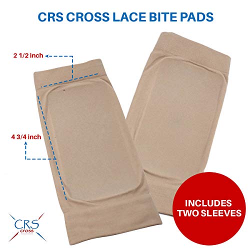 CRS Cross Lace Bite Pads - Premium Padded Skate Socks Protection of ...