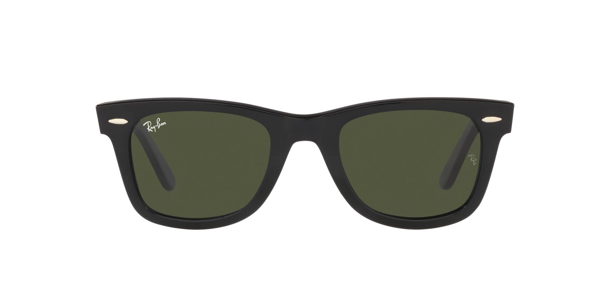 Ray-Ban RB2140 Original Wayfarer Square Sunglasses, Black/Green Classic, 50 mm for sale ...