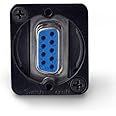 Amazon.com: Switchcraft EHDB9FFB DB9 Female to Female Panel Mount ...