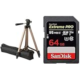 Amazon.com : Xit XT57TRSPro Series 57-Inch 4 Section Aluminum Tripod ...