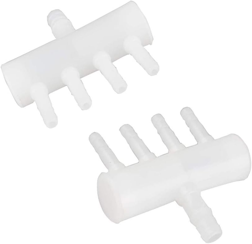 NA 2 Pcs Air Pump Connector Air Distributor Air Flow Divider Oxygen ...