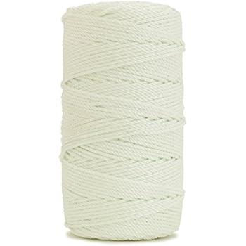 Amazon.com : Bonded Natural Nylon Twine, Twisted. Size #9, 1/4 lb 1 ...