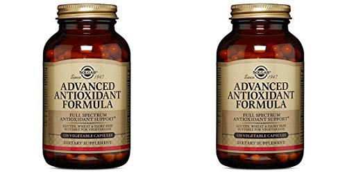 Advanced Antioxidant Formula Vegetable Capsules, 120 V Caps (Pack of 2 ...