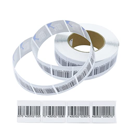 RF 8.2Mhz Security Labels Sticker Square 1.5 X 1.5 Inch Barcode EAS ...