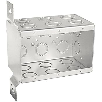 3-1/2 Inch Deep Three Gang Multi Device Switch Box With A Flat Vertical ...