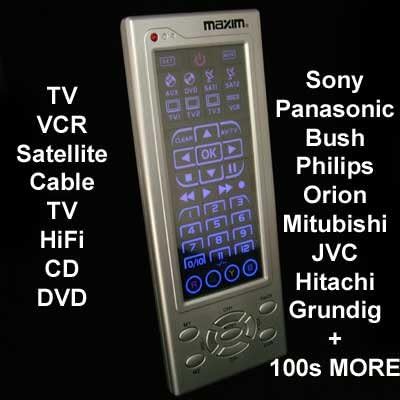 8 In 1 Touch Screen LCD Universal Remote Control: Amazon.co.uk: Electronics