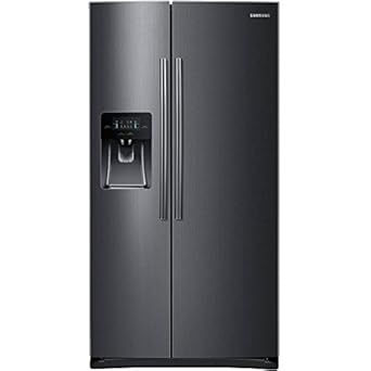 Amazon.com: Samsung RS25J500DSG 25 cu. ft. Black Stainless Side-by-Side ...