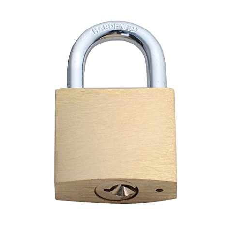 SEPOX Solid Brass Padlocks Keyed Alike with 30mm Wide Body, 1/5 in ...