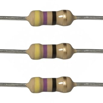 E-Projects 47 Ohm Resistors, 1/4 Watt, 5% (Choose Quantity): Amazon.com ...
