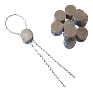 8mm Lead Electric Meter Security Seals and Sealing Wires - Pack of 10 ...