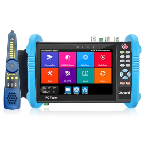 Rsrteng CCTV Tester,IPC-9800CADHS Pro 8K 32MP 4K 12MP IP Camera Tester ...
