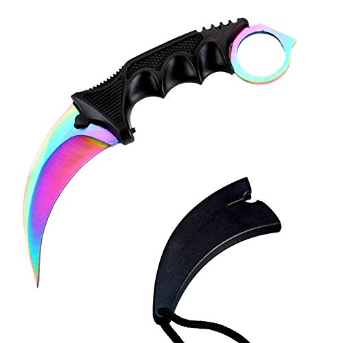 WeTop Karambit Knife, Tactical Combat Karambit Neck Knife, CS-GO ...